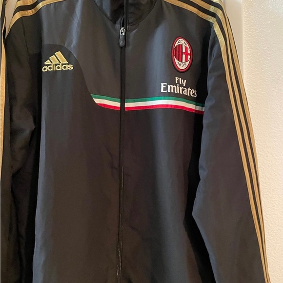 adidas | Pants | Adidas Ac Milan 3203 Soccer Football Club Training ...